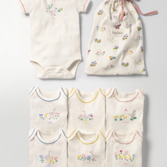 Mini Boden | Accessories | New Baby Boden 7pack Onesies 62m 1218m ...